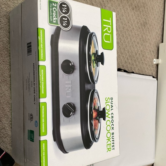 Time and Tru | Kitchen | Dual Crock Buffet Slow Cooker Tru | Poshmark